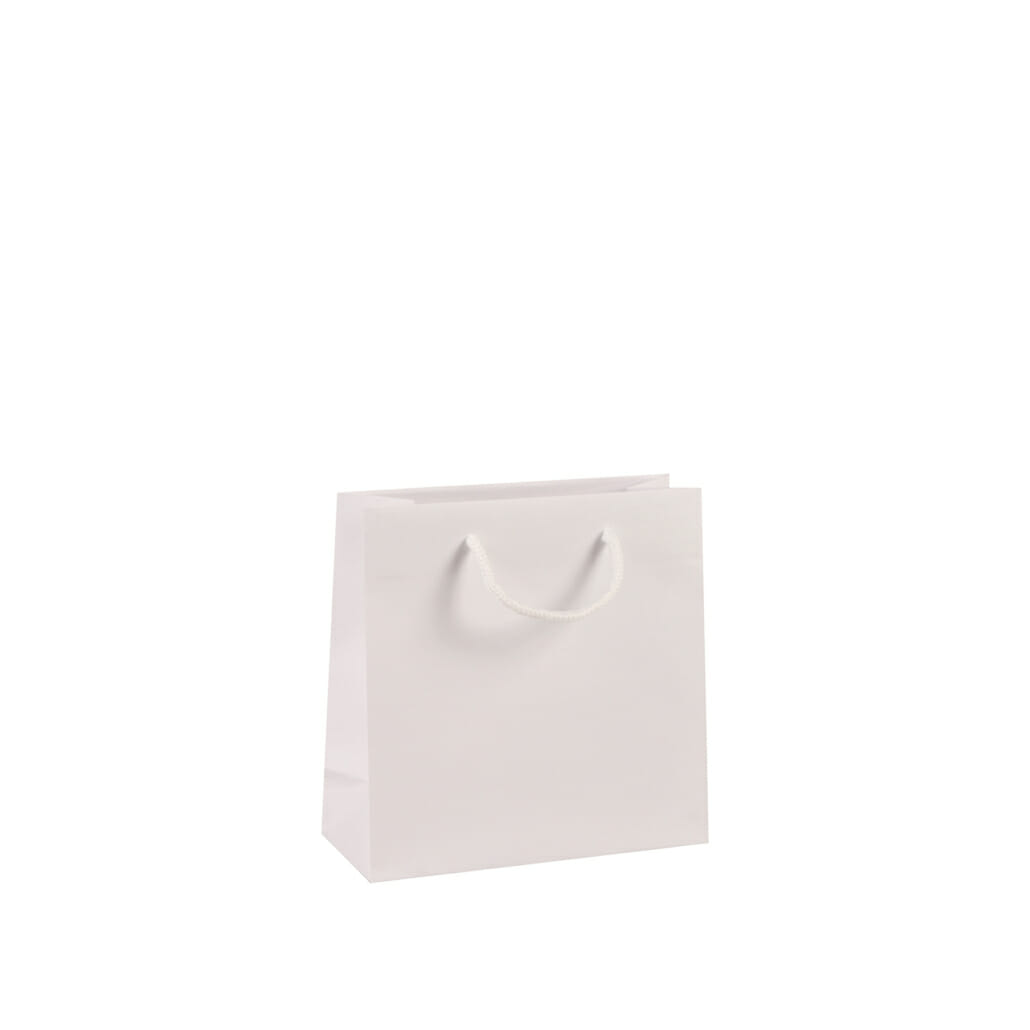 Papirposer kraft hvit uten logo - SKG Emballasje